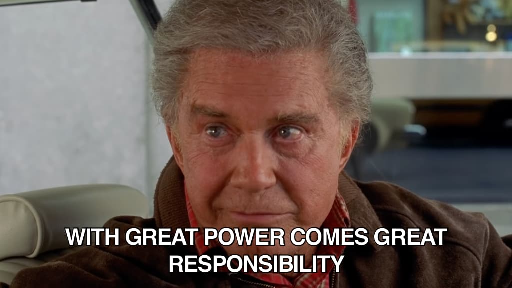 With Great Power Comes Great Responsibility Gif With Great Power Comes